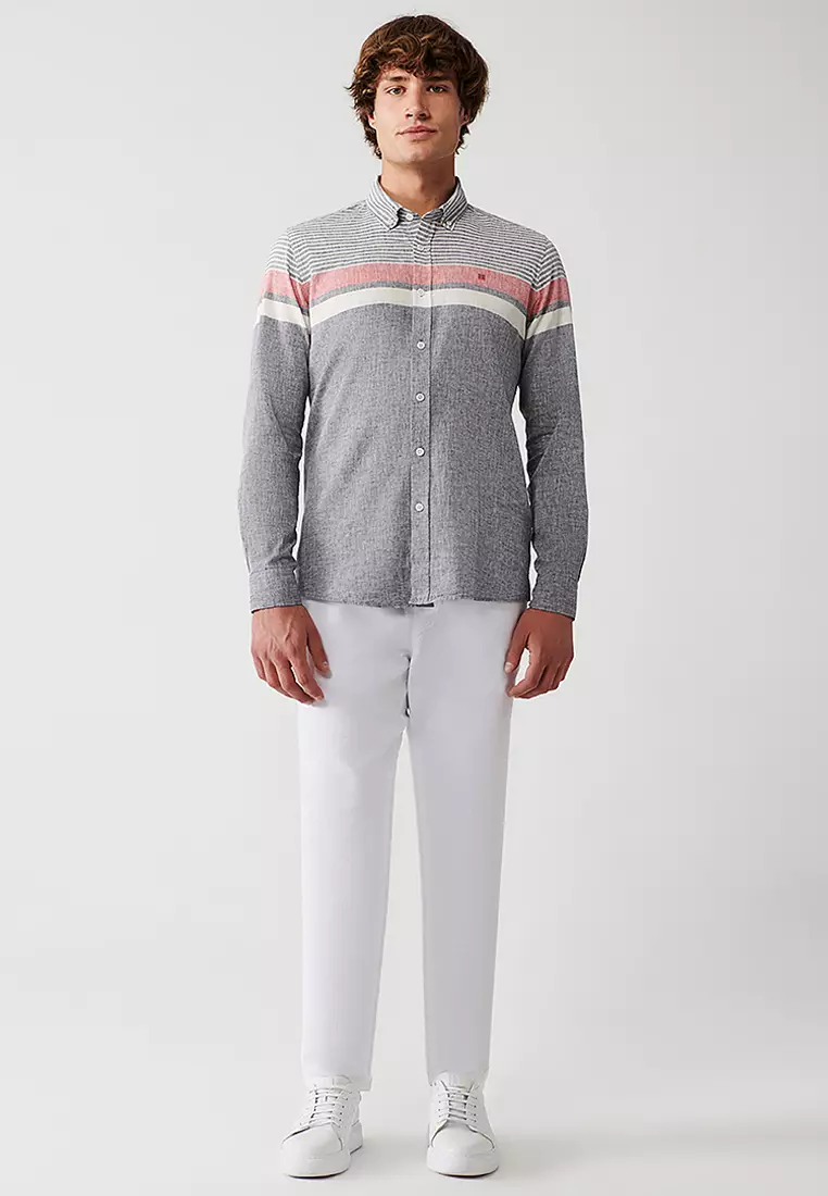 Buy Avva Slim Fit Long Sleeves Shirt 2025 Online | ZALORA