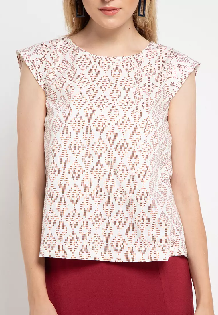 Jual sophistix Sofia Blouse In Off White Original 2024 | ZALORA Indonesia