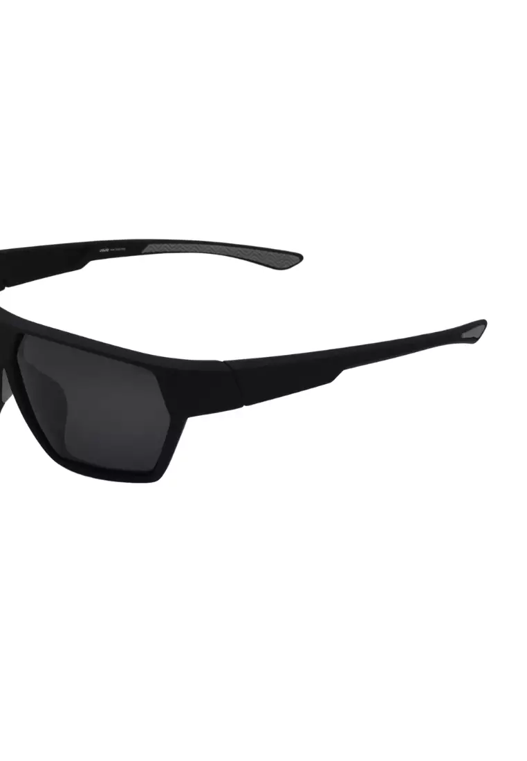 Buy jojo Sports Wrap Around Hexagon Frame Rubber Tip Temple Polarized ...