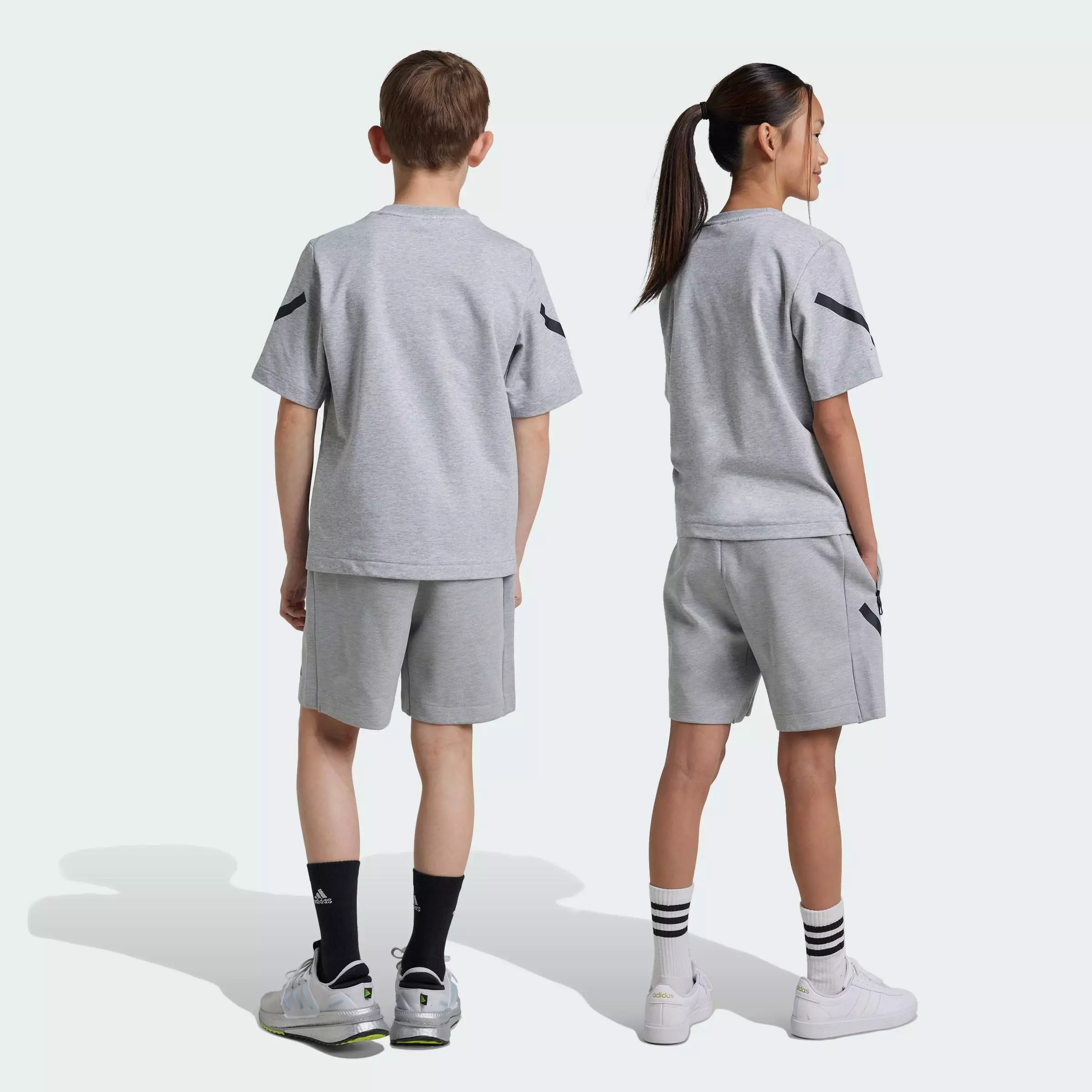 Buy ADIDAS Lifestyle Z.N.E. Shorts Kids Unisex Grey JI7546 Online ...