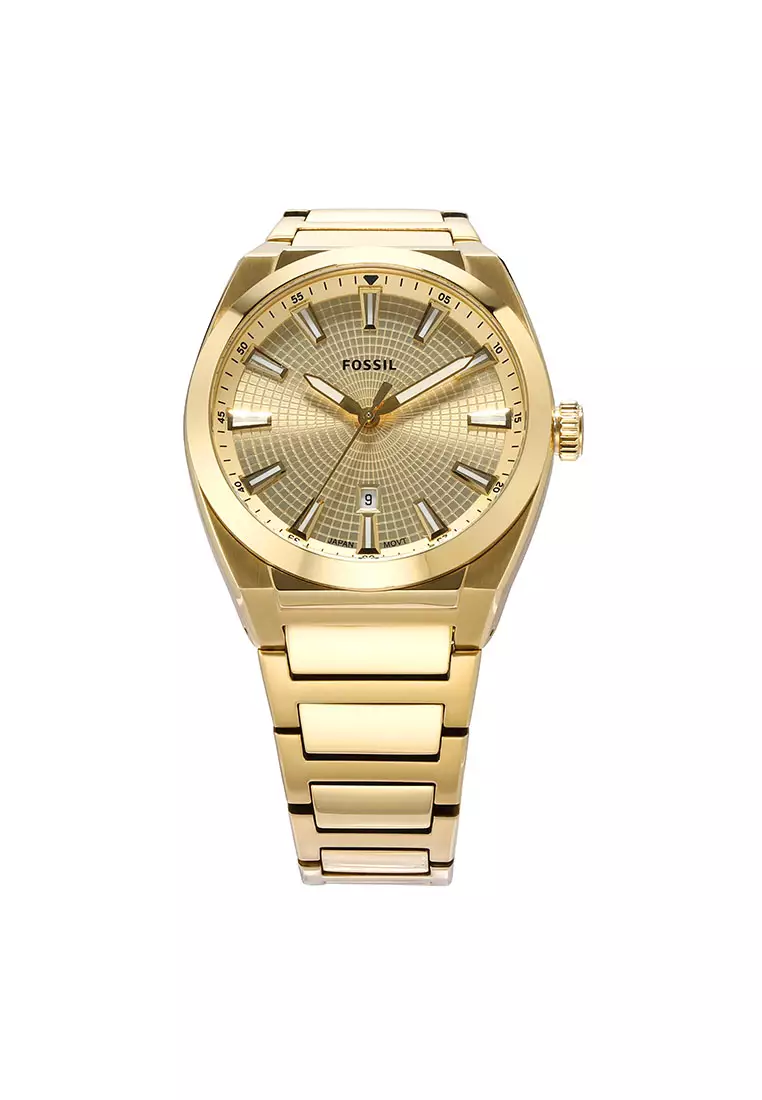 Buy Fossil Everett Gold Stainless Steel Watch FS5965 2025 Online ...