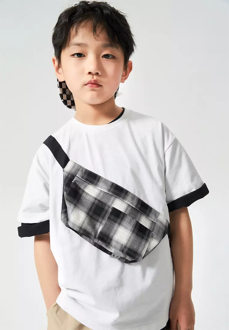 Buy M.Latin T-Shirt With Front Sling Bag Design Online | ZALORA Malaysia