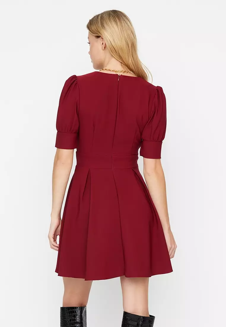 Buy Trendyol Double Breasted Collar Dress 2023 Online Zalora Philippines