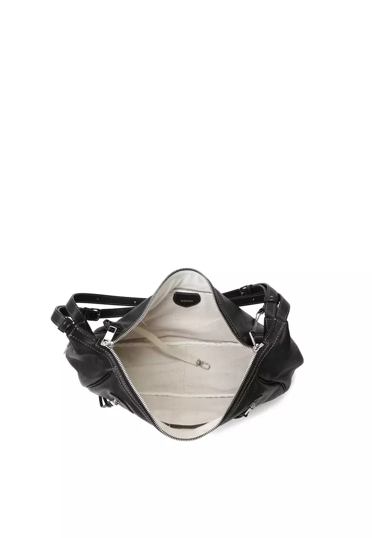 Jual BERACAMY Ursula V11 2-Way Drape Hobo / Crossbody Bag - Black ...