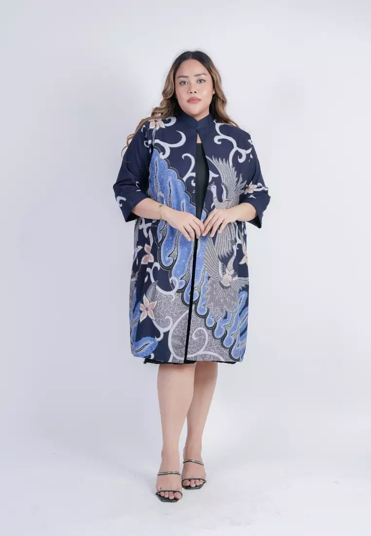 Jual Xtramiles plus size noia batik dress navy Original 2026 | ZALORA ...