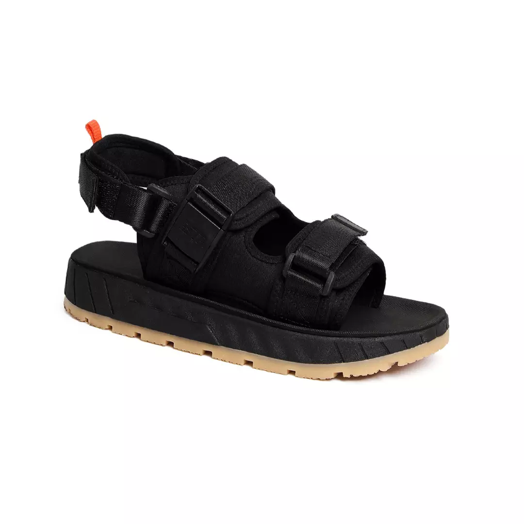 Jual Foot Step Sandal Outdoor Pria Footstep Footwear - Hydro Black Gum ...