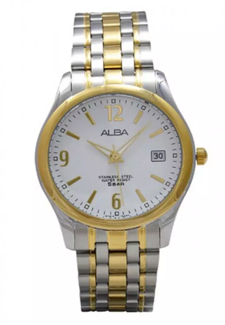 Jual Alba Jam Tangan Pria Alba Original AXHK94 Two Tone Stainless Stell ...