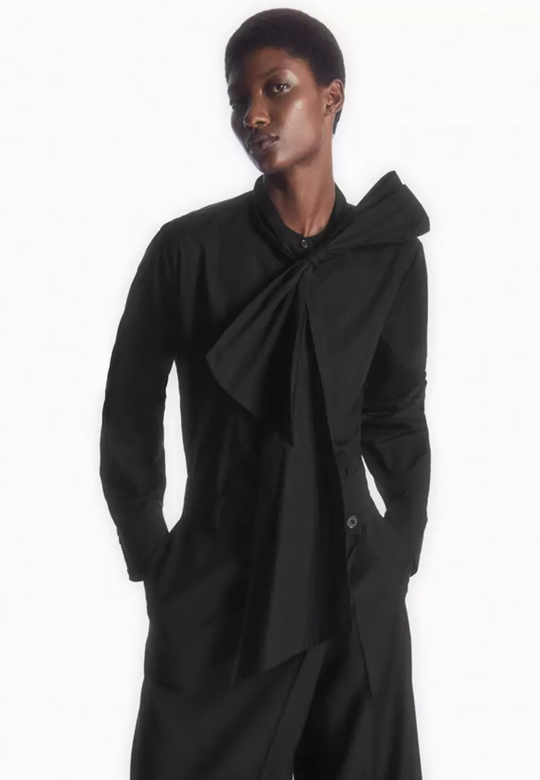 Buy COS Oversized Bow-Detail Blouse 2025 Online | ZALORA Philippines