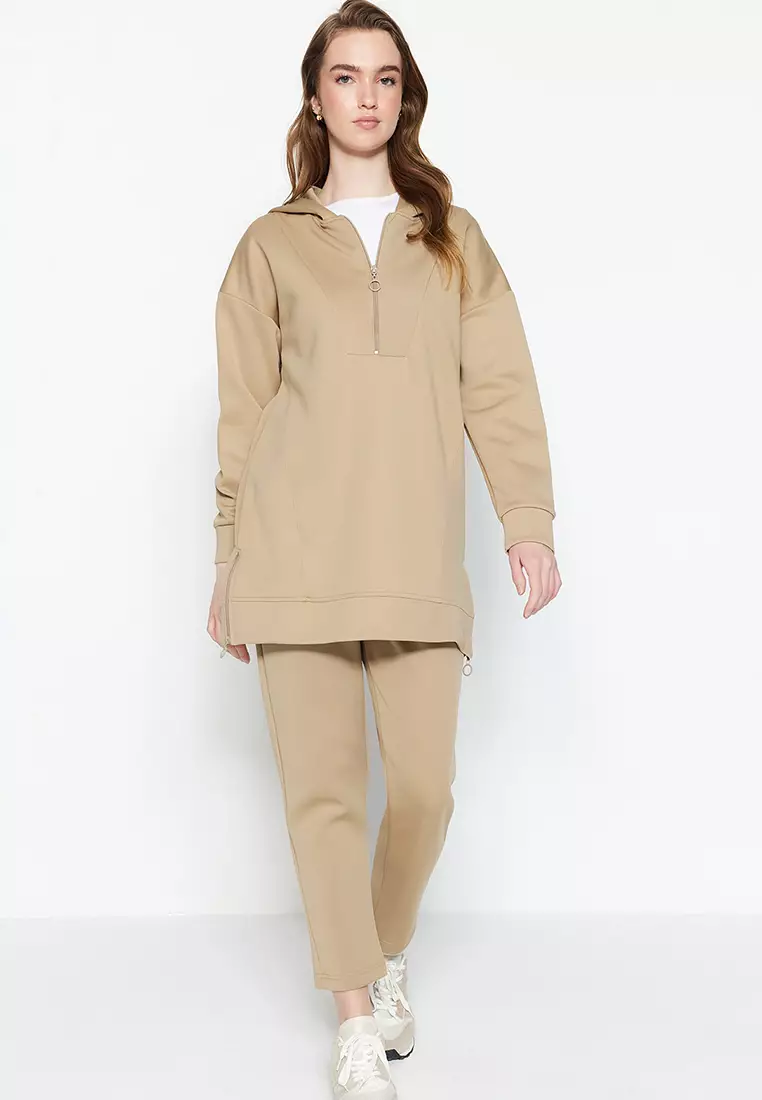 Buy Trendyol MODEST Zipper Scuba Tracksuit Set 2025 Online | ZALORA ...