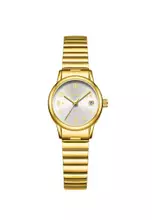 Buy LIGE SUNKTA Round Ladies Quartz Watch, Light Weight Metal Alloy ...