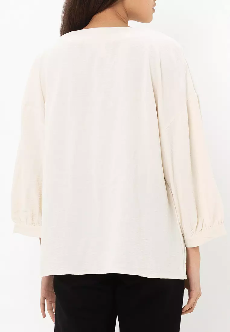 Buy Vero Moda Mye 3/4 Sleeves Top Online | ZALORA Malaysia