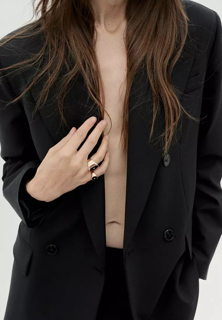 Buy Mango Set Of 2 Combined Rings Online | ZALORA Malaysia