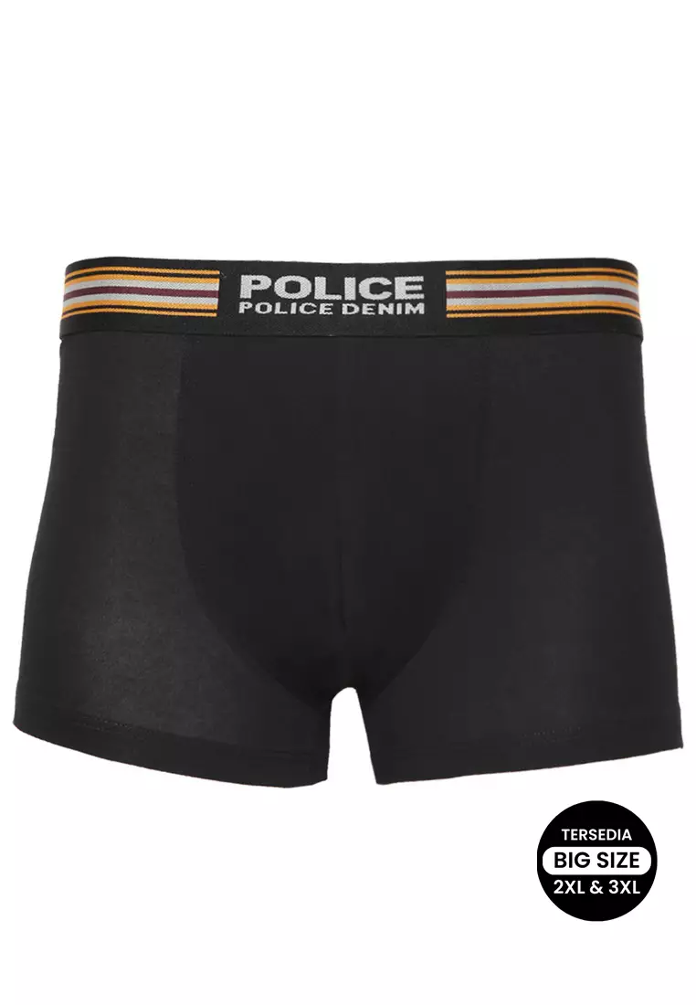 Jual Police Denim POLICE Celana Dalam Boxer Cotton Spandex Premium Pria ...