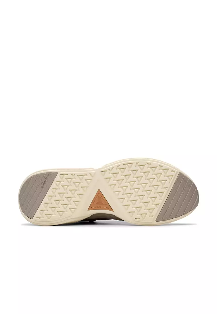 Buy CLARKS Mens Craft Pace Trainers - Grey Leather 2025 Online | ZALORA