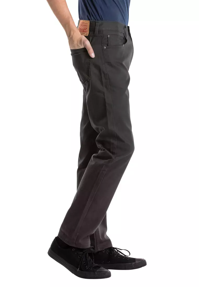 Jual Levi's Levi's 505 Regular Graphite Saturated Slub (00505-0716 ...