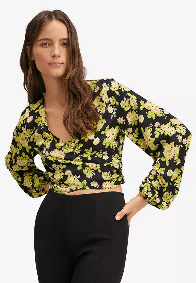 Buy Mango Floral Print Blouse Online | ZALORA Malaysia