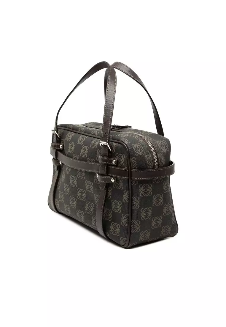 Buy LOEWE Pre-Loved Loewe Anagram Coated Canvas Handbag 2026 Online ...