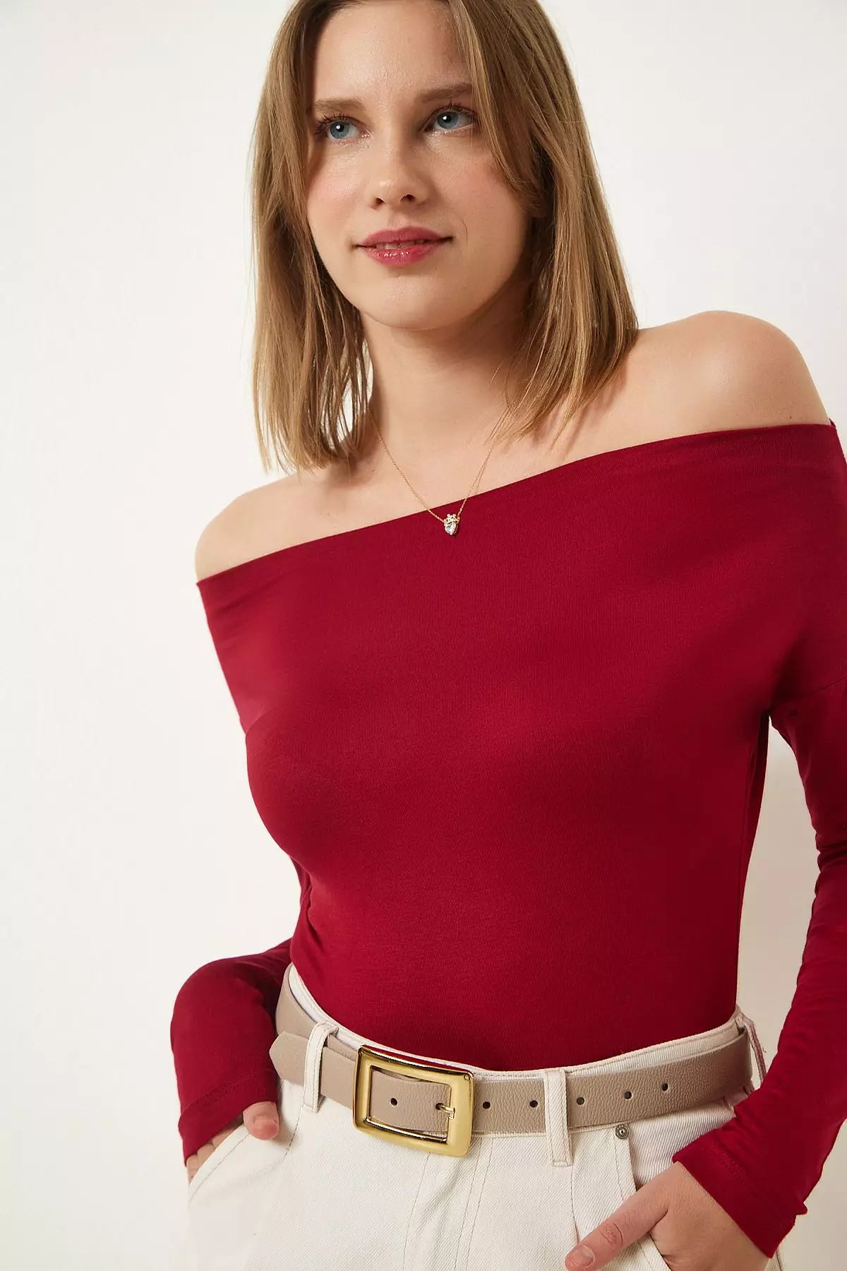 Jual Happiness Istanbul Long Sleeves Off Shoulder Top Original 2025 ...