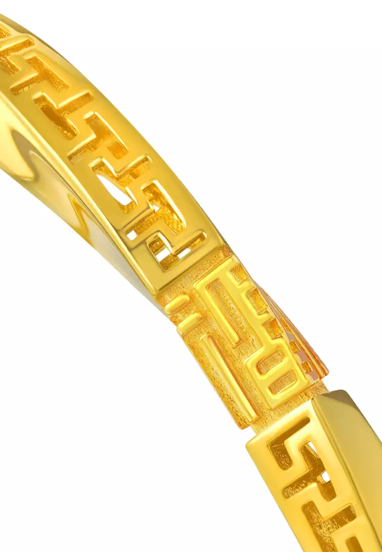Buy TOMEI TOMEI Bangle,Yellow Gold 916 2025 Online | ZALORA Philippines
