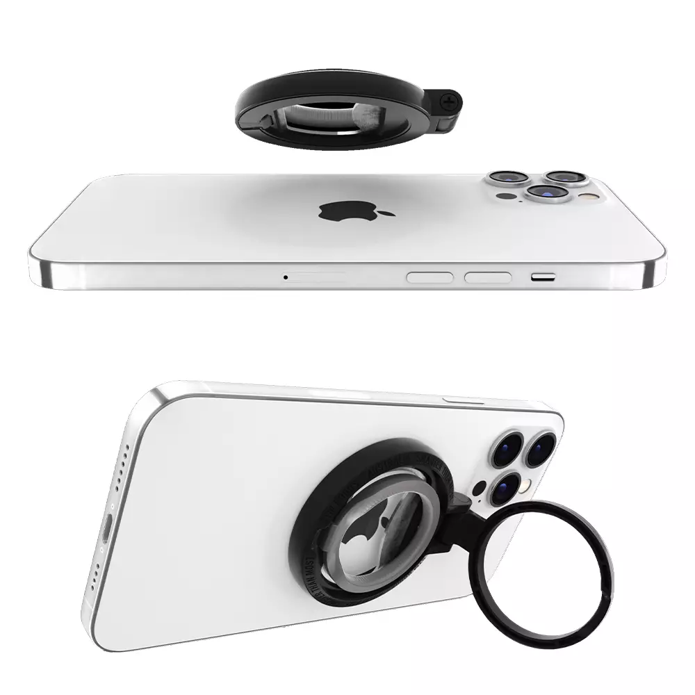 Jual STM STM MagLoop for iPhone MagSafe iRing Finger Loop Stand Bottle Opener - Black Original ...