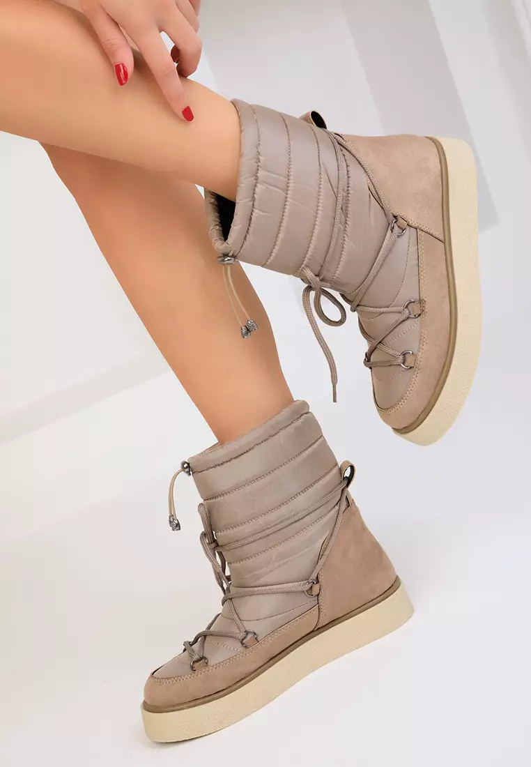 Buy Soho Mink Suede Boots Online | ZALORA Malaysia