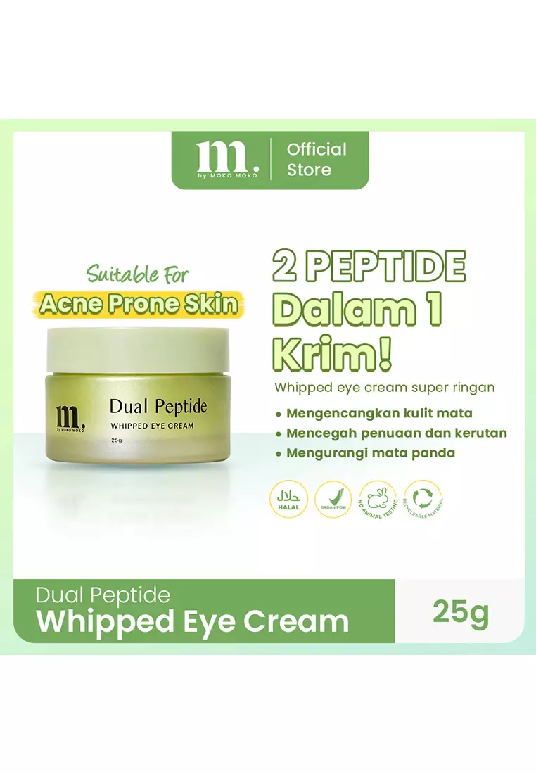 Jual MOKO-MOKO Moko Moko Dual Peptide Whipped Eye Cream 25gr Original ...