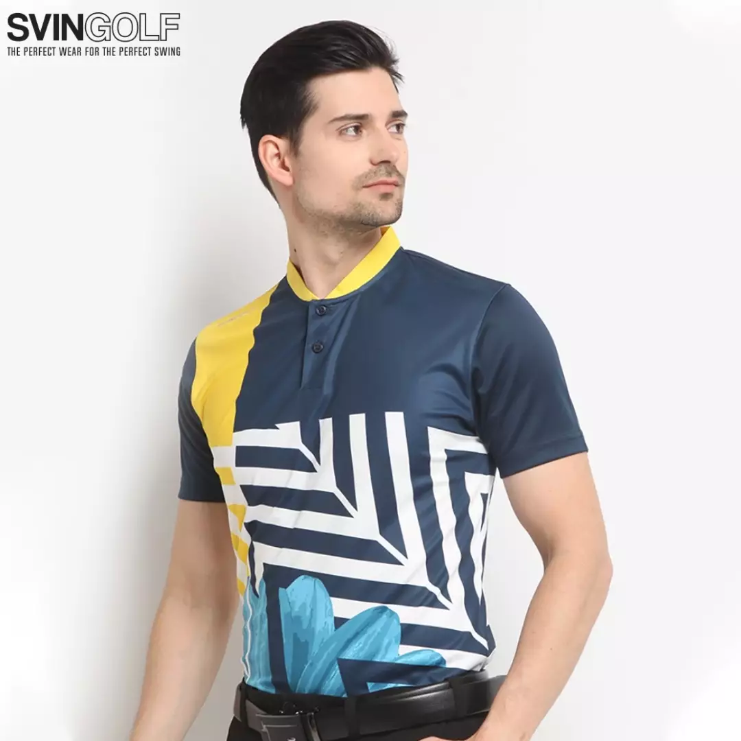 Jual Svingolf Svingolf Sunflower Polo Baju Golf (Navy) Original 2024 ...