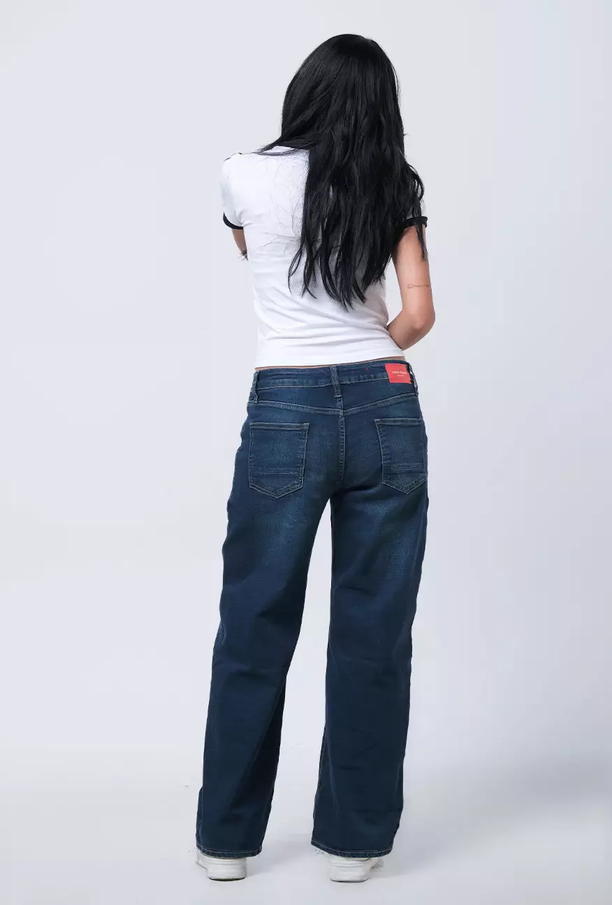 Jual LOGO JEANS Celana Wanita Ruby Medium Blue Original 2025 | ZALORA Indonesia