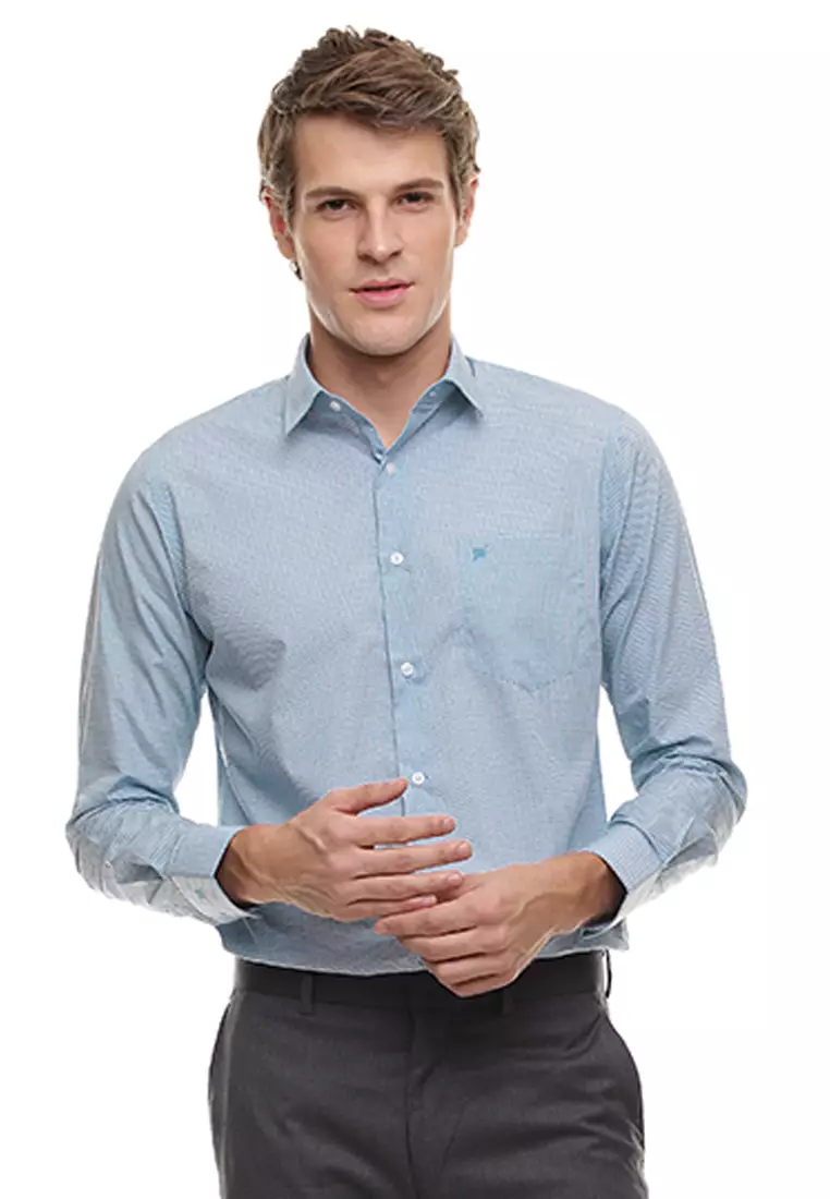 Jual Johnwin Johnwin - Kemeja Formal - Warna Putih - Lengan Panjang ...