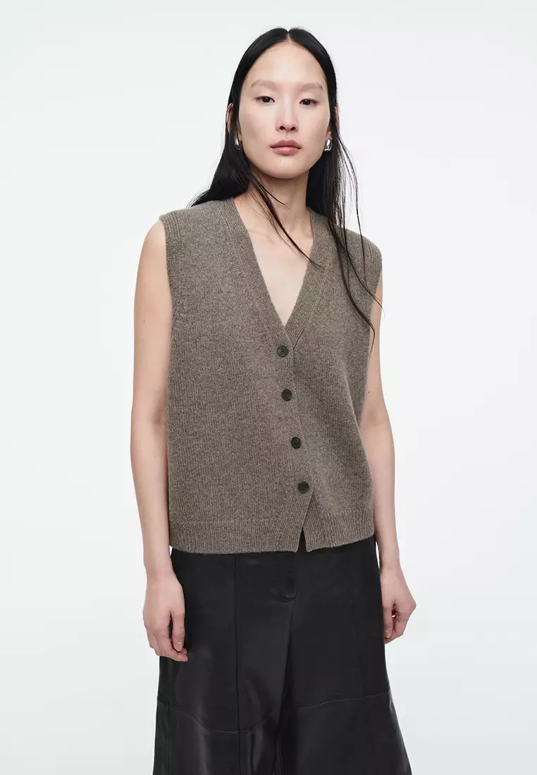 COS Knitted Cashmere-Blend Vest 2025 | Buy COS Online | ZALORA Hong Kong