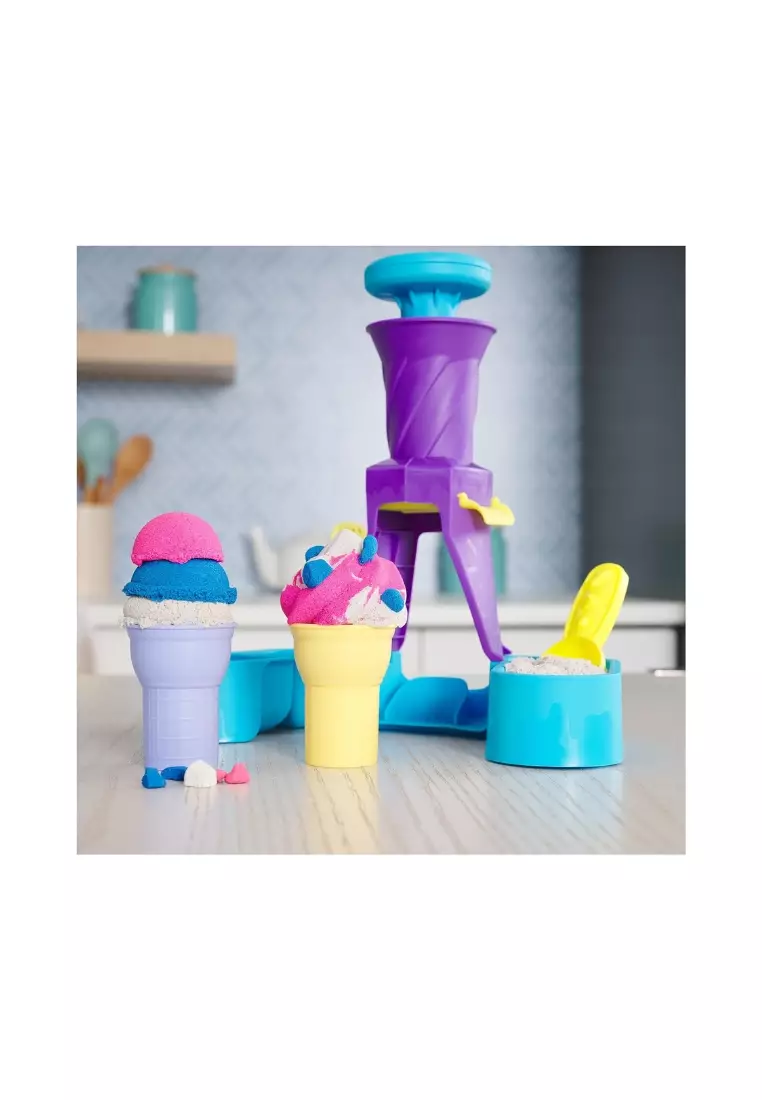 Buy Kinetic Sand Soft Serve Station with 14oz Play Sand 2025 Online ...