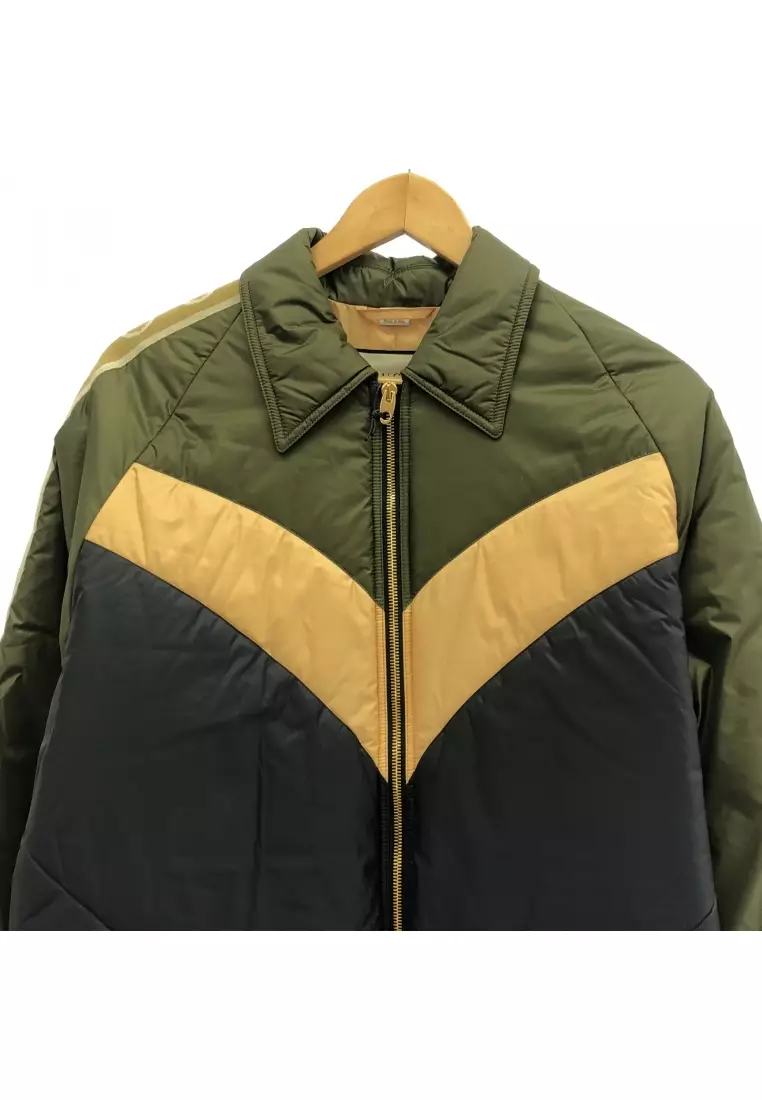 Gucci Pre-Loved Gucci Jacket nylon jacket Nylon Khaki green 2025 | Buy ...