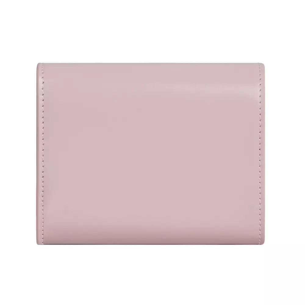 Jual Celine Small Flap Wallet Triomphe Shiny Calfskin Bleached Pink Ghw ...