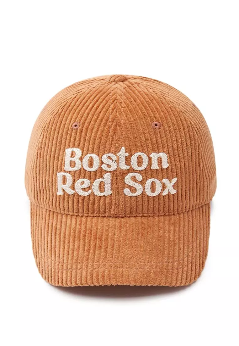 MLB Varsity Corduroy Cursive Logo Unstructured Ball Cap BOSTON RED SOX ...