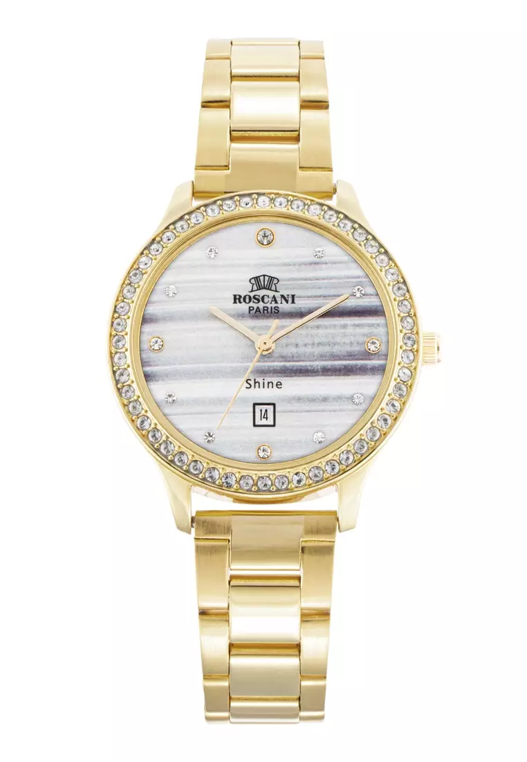 Buy Roscani Roscani Mine E80 (Easy-change band + Malachite Dial) Jam ...