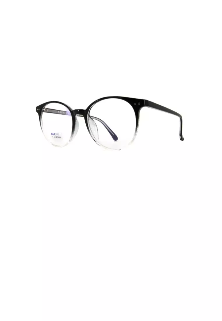 Buy Tony Morgan Tony Morgan Women's Black Tr 90 Round Eyeglasses ...