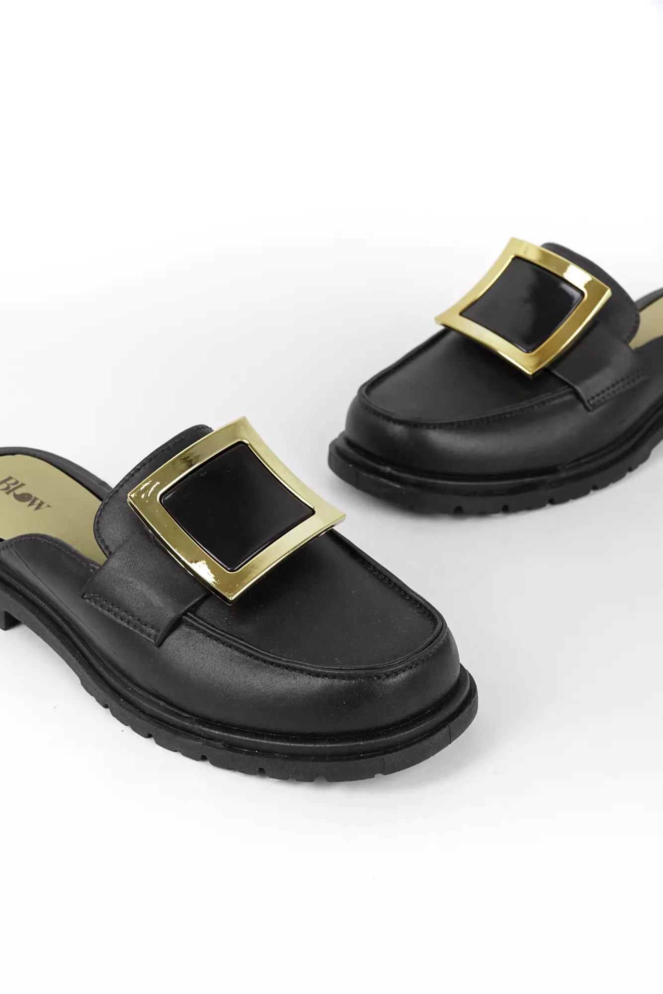 Jual Blow Blow BLWWI 0029 DX-1618 Fiona Mules Sandals Full Rubber Heels ...