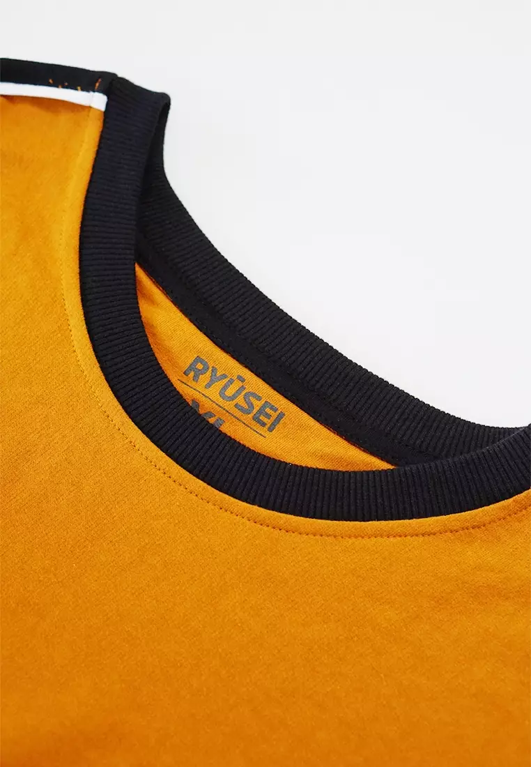 Jual Ryusei Ryusei Sweater Atsuga Mustard Original 2026 | ZALORA Indonesia