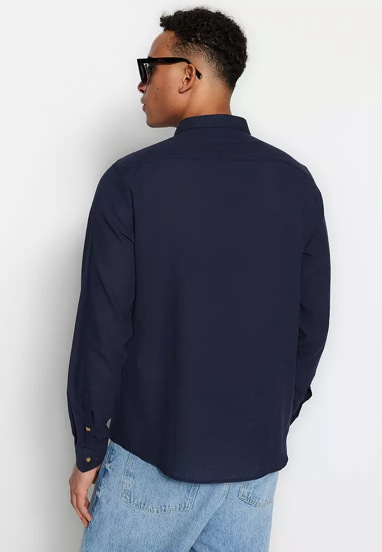 Trendyol Judge Collar Half Buttoned Shirt 2025 | Buy Trendyol Online ...