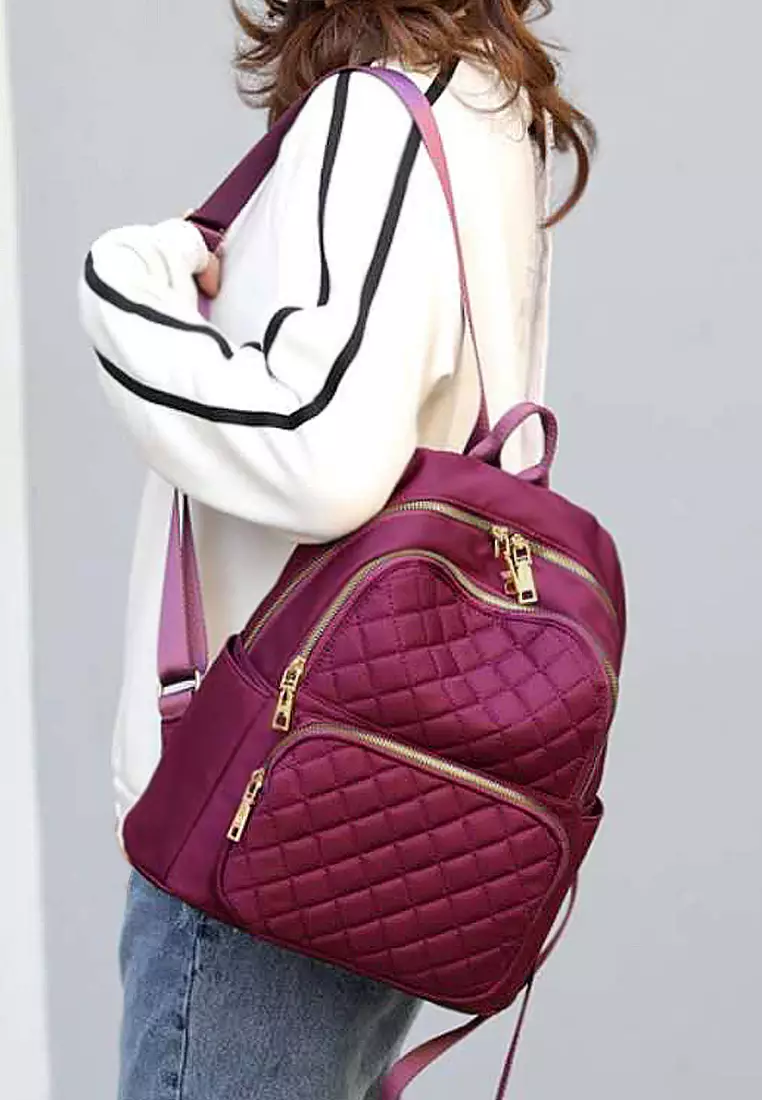 Buy ZITIQUE Diamond Stitching Oxford Backpack 2024 Online | ZALORA ...