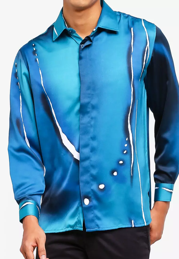 Buy Gene Martino Men's Batik Shirt 2025 Online | ZALORA Philippines