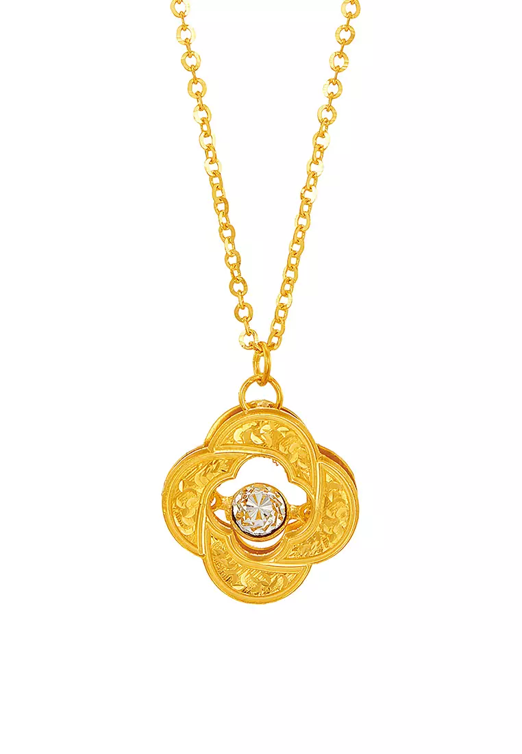 Buy HABIB HABIB 999/24K Yellow Gold Necklace 9GC00221224 Online ...