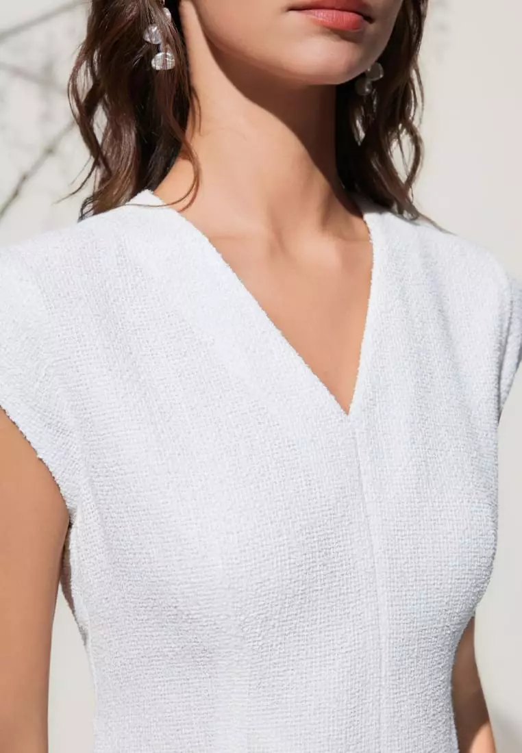 Buy G2000 G2000 Tweed Flare Dress With Trims 2026 Online | ZALORA ...