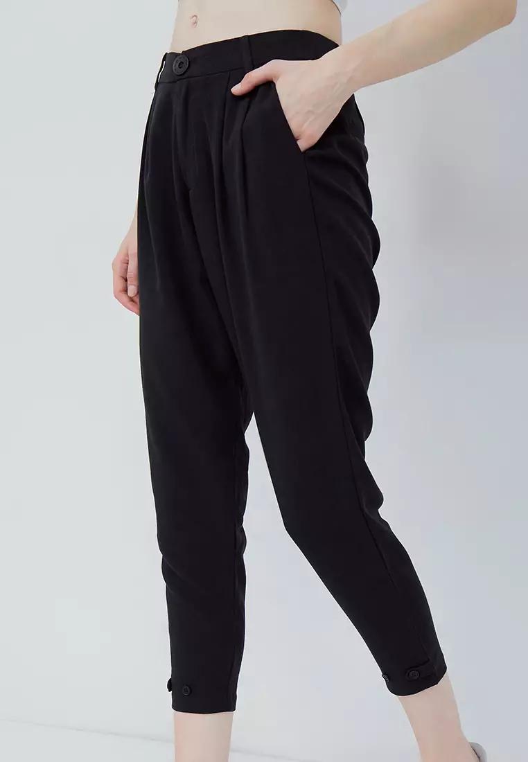 Jual Odiva Woman ANKLE LENGTH PANTS BLACK Original 2025 | ZALORA ...
