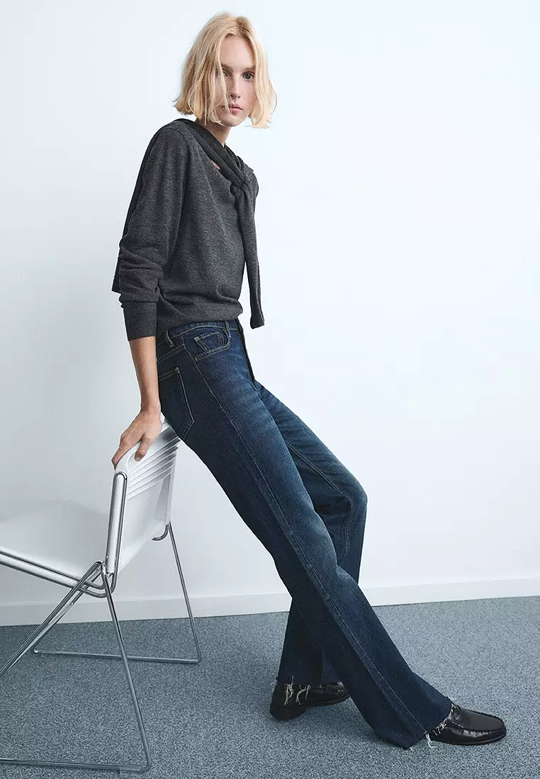 Buy Mango Fiona Flared Mid-Rise Jeans 2026 Online | ZALORA