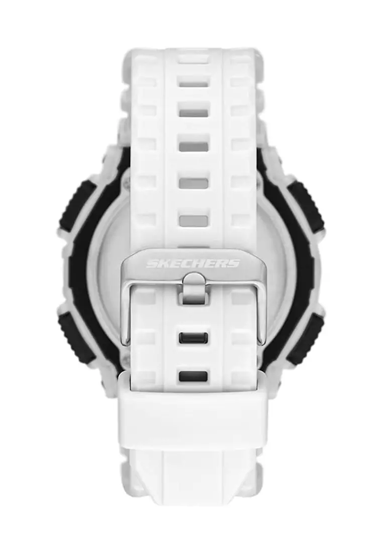 Buy Skechers Men's White La Cienaga Digital Watch SKC-SR1136 2025 ...
