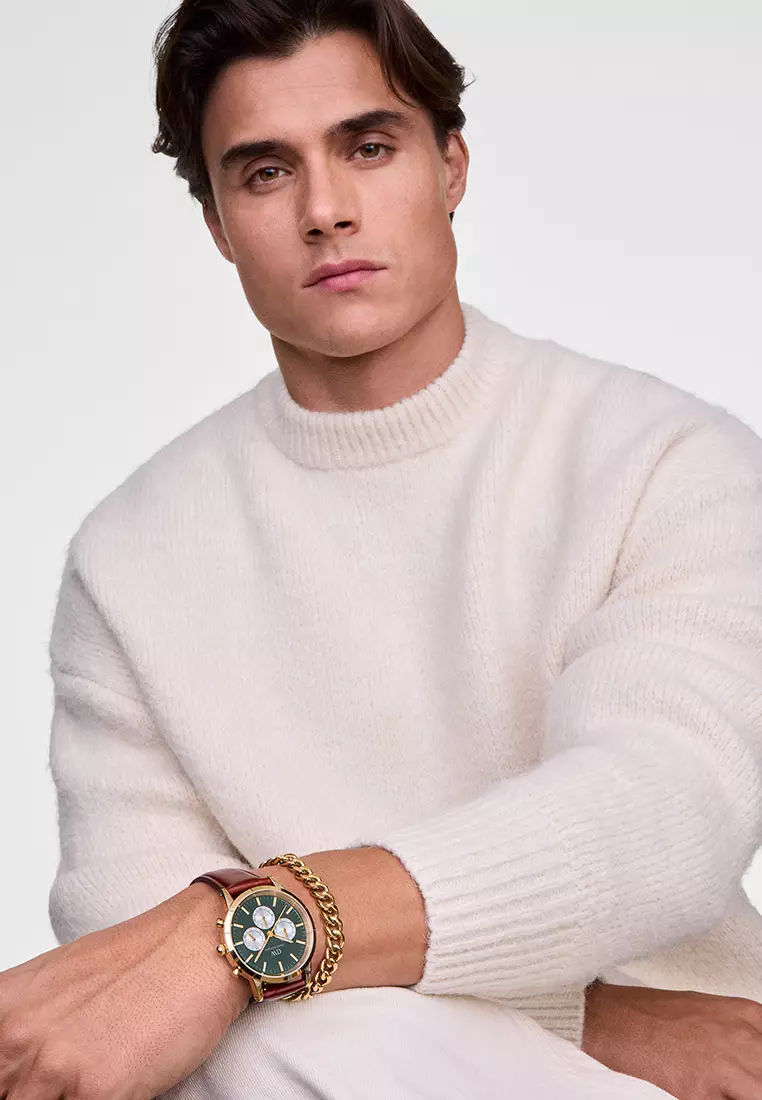 Jual Daniel Wellington Iconic Chronogprah 42mm St Mawes Emerald Panda ...