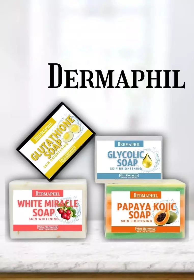 Buy Dermaphil VIT-C Kojic Soap (135g) / Kojic Soap / Whitening 2025 ...