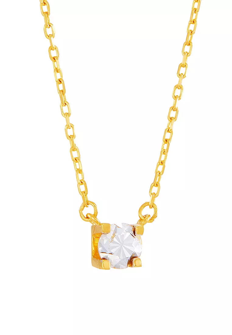 Buy HABIB HABIB Oro Italia 916 Yellow and White Gold Necklace ...