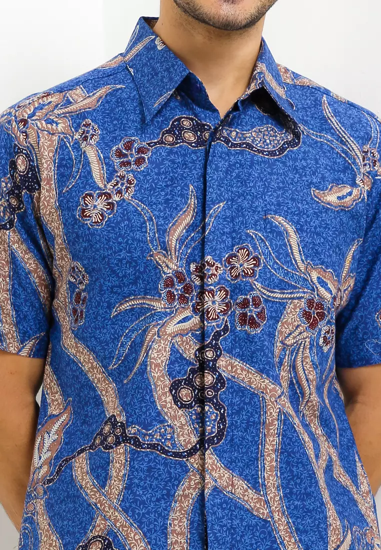 Jual ARJUNA WEDA Hem Body Fit Batik Remekan Original 2025 | ZALORA ...